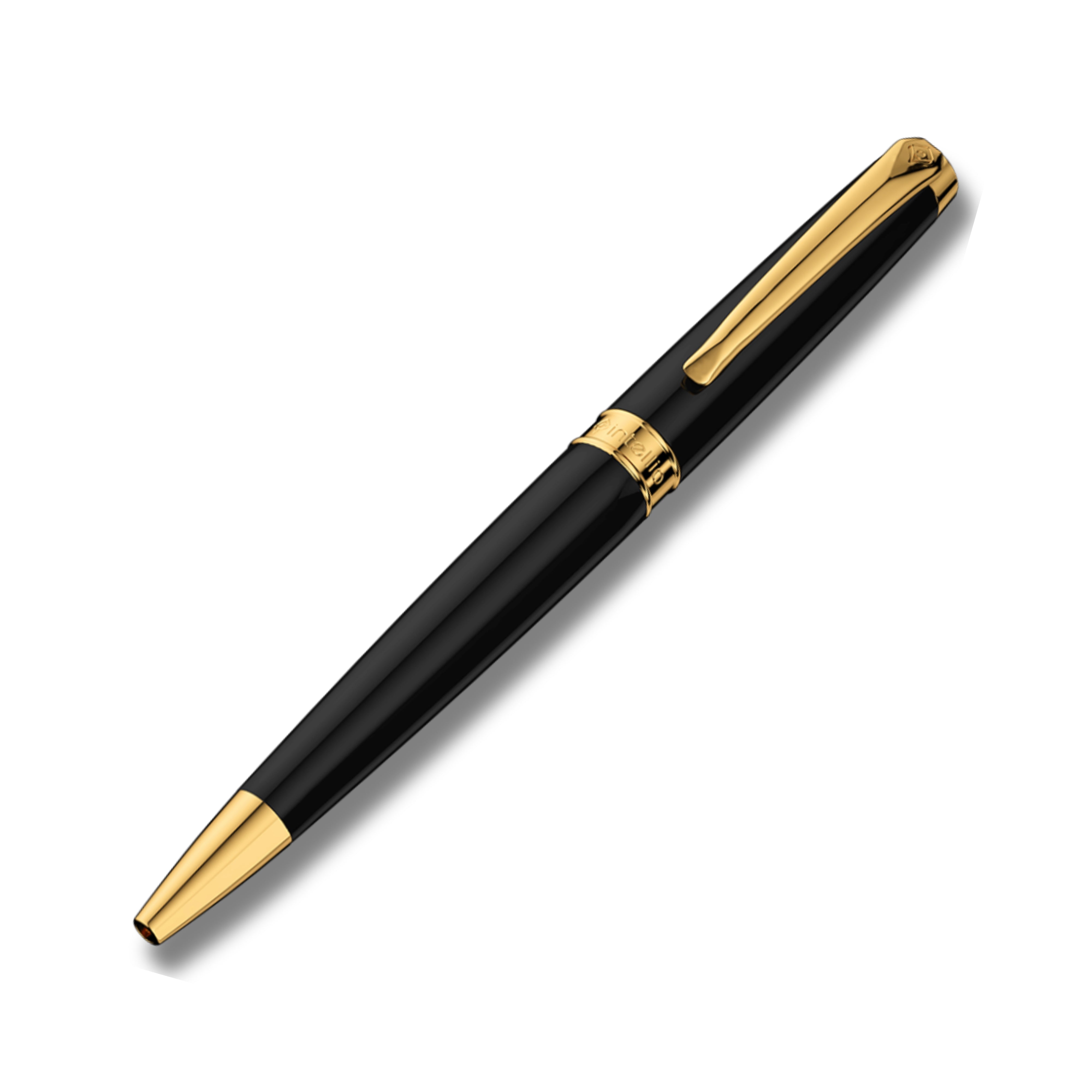 Intellio Germany Renaissance Black and Gold Ballpoint Pen – Pen Store