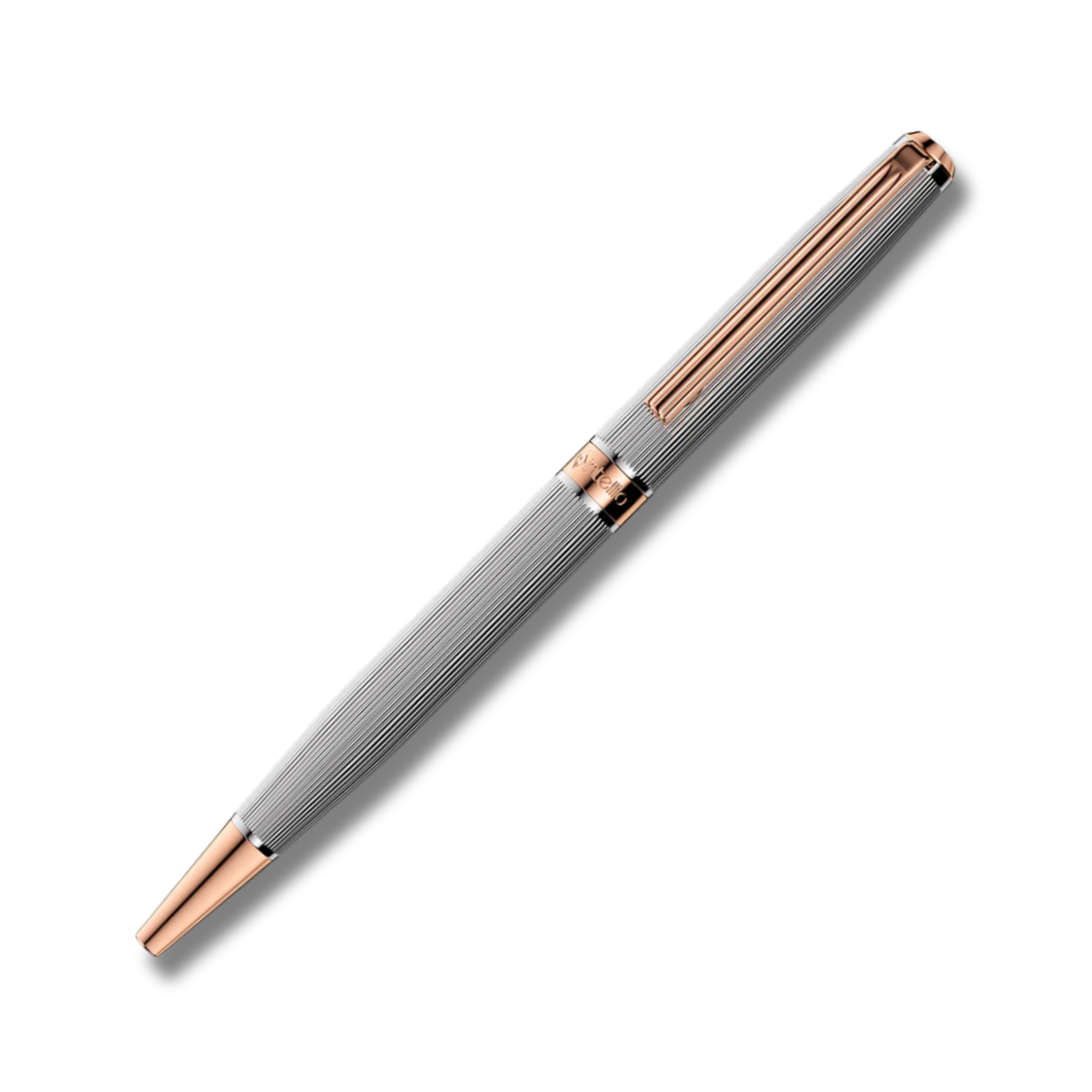 Intellio Germany Rhein Chrome and Rose Gold Ballpoint Pen – Pen Store