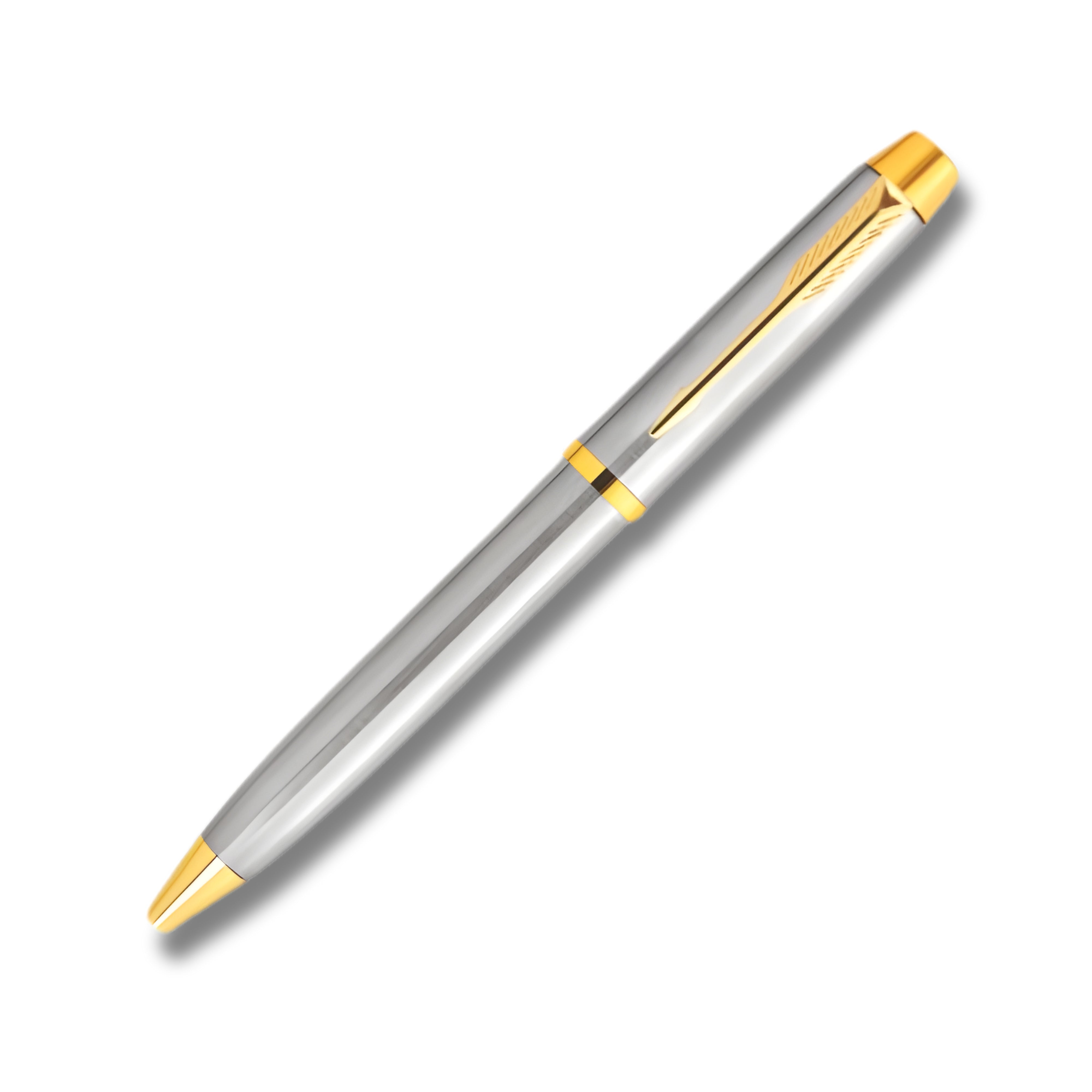 Silver Crest with Gold Ballpoint Pen – Pen Store