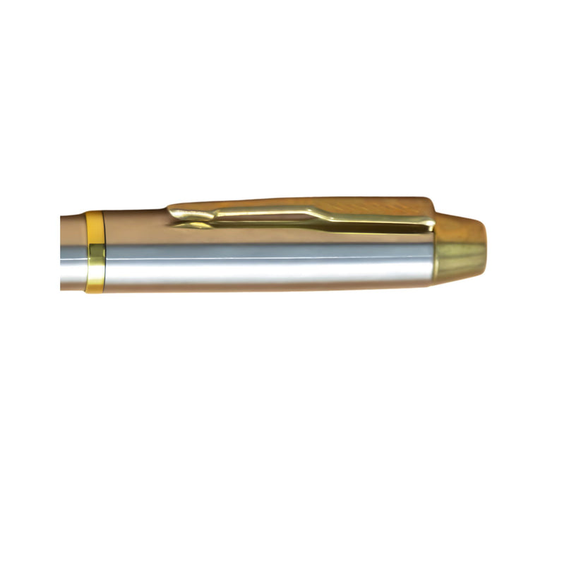 Silver Crest with Gold Ballpoint Pen – Pen Store