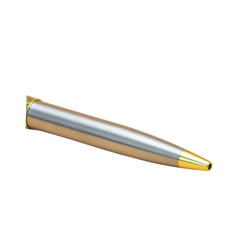 Silver Crest with Gold Ballpoint Pen – Pen Store