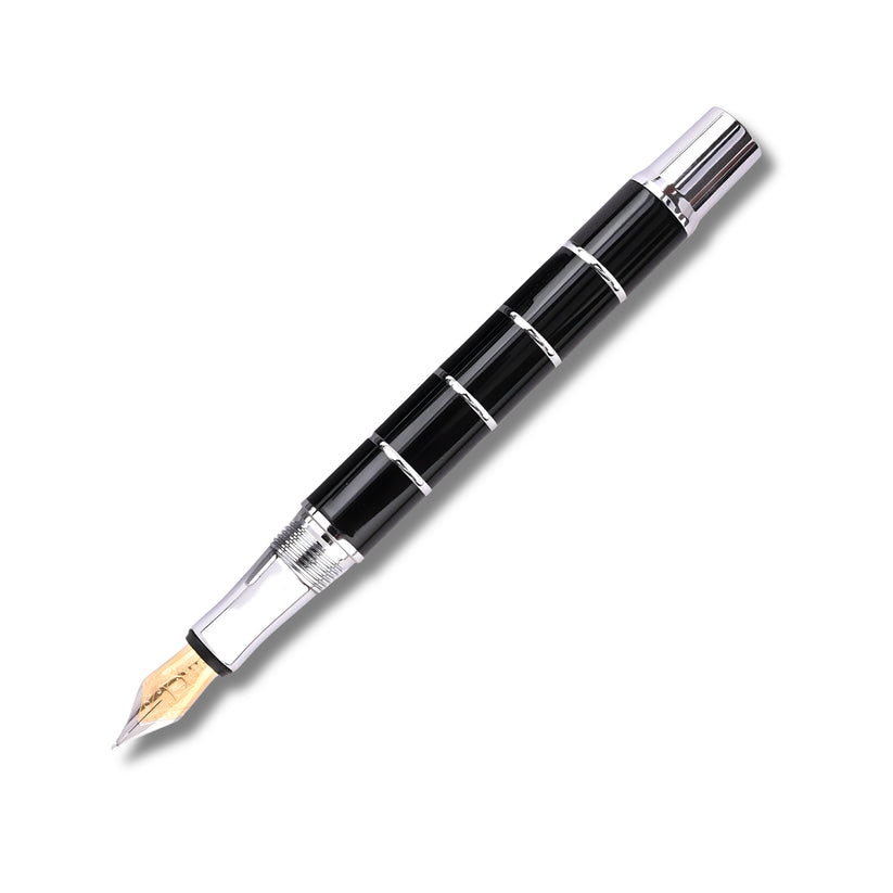 Intellio Germany Black & Chrome FDR Fountain Pen – Pen Store